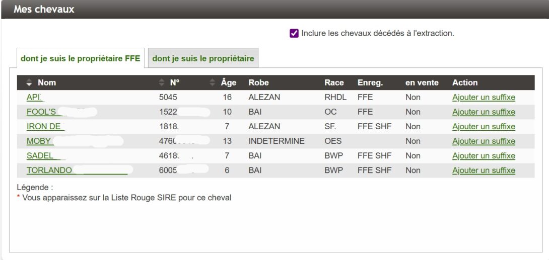 FFE Compet : Compétitions | Concours | Licences | SIF.