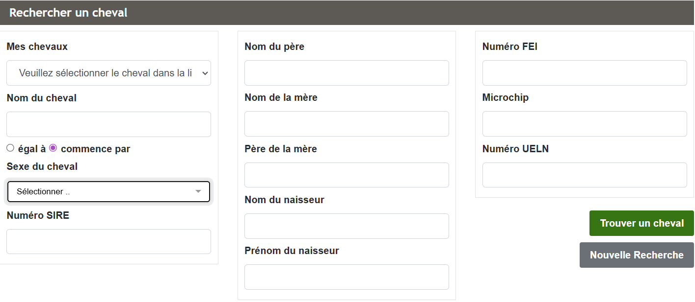 FFE Compet : Chercher Concours, S'engager & Gérer Licences